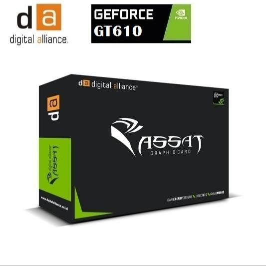 การ์ด VGA DIGITAL ALLIANCE GT 610 2GB GDDR3 64Bit NVIDIA GPU GRAPHIC | Shopee Thailand