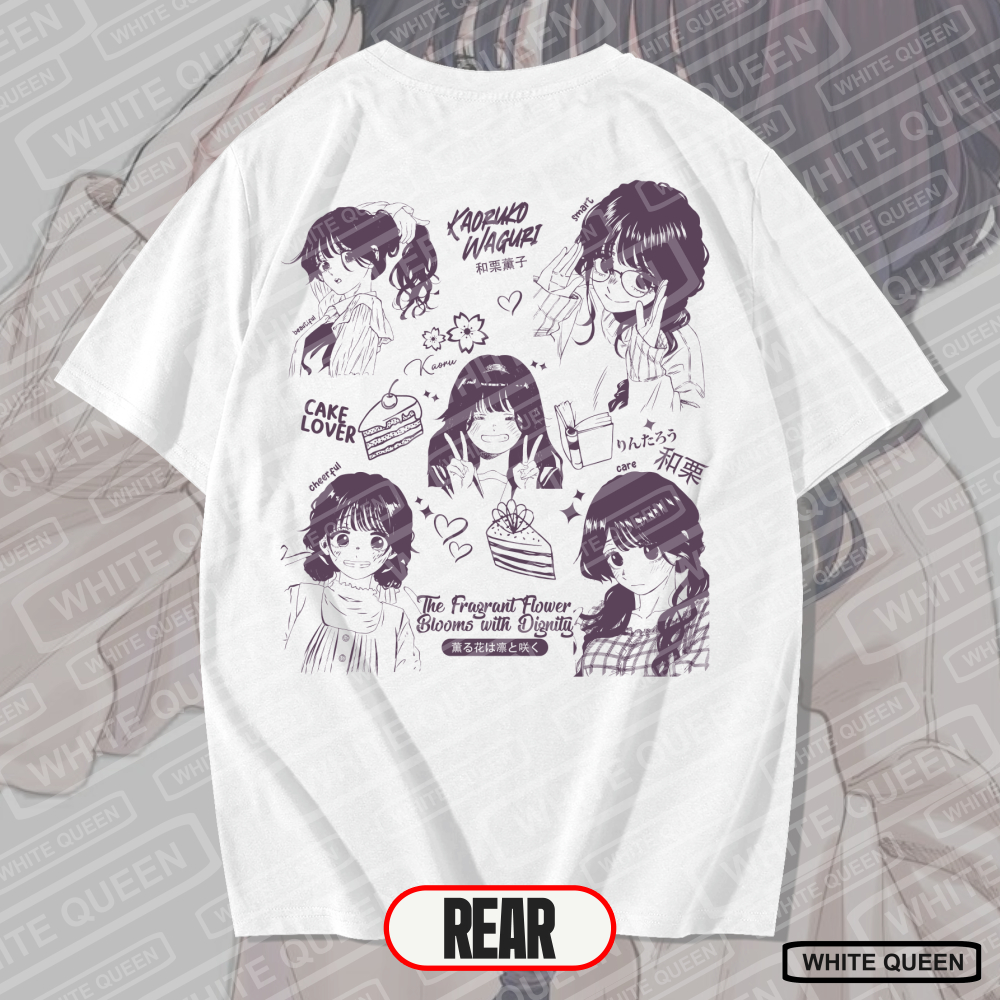 WAKURI KAORUKO KAORU HANA WA RIN TO SAKaku เสื้อยืด - MENS & WOMENS ...
