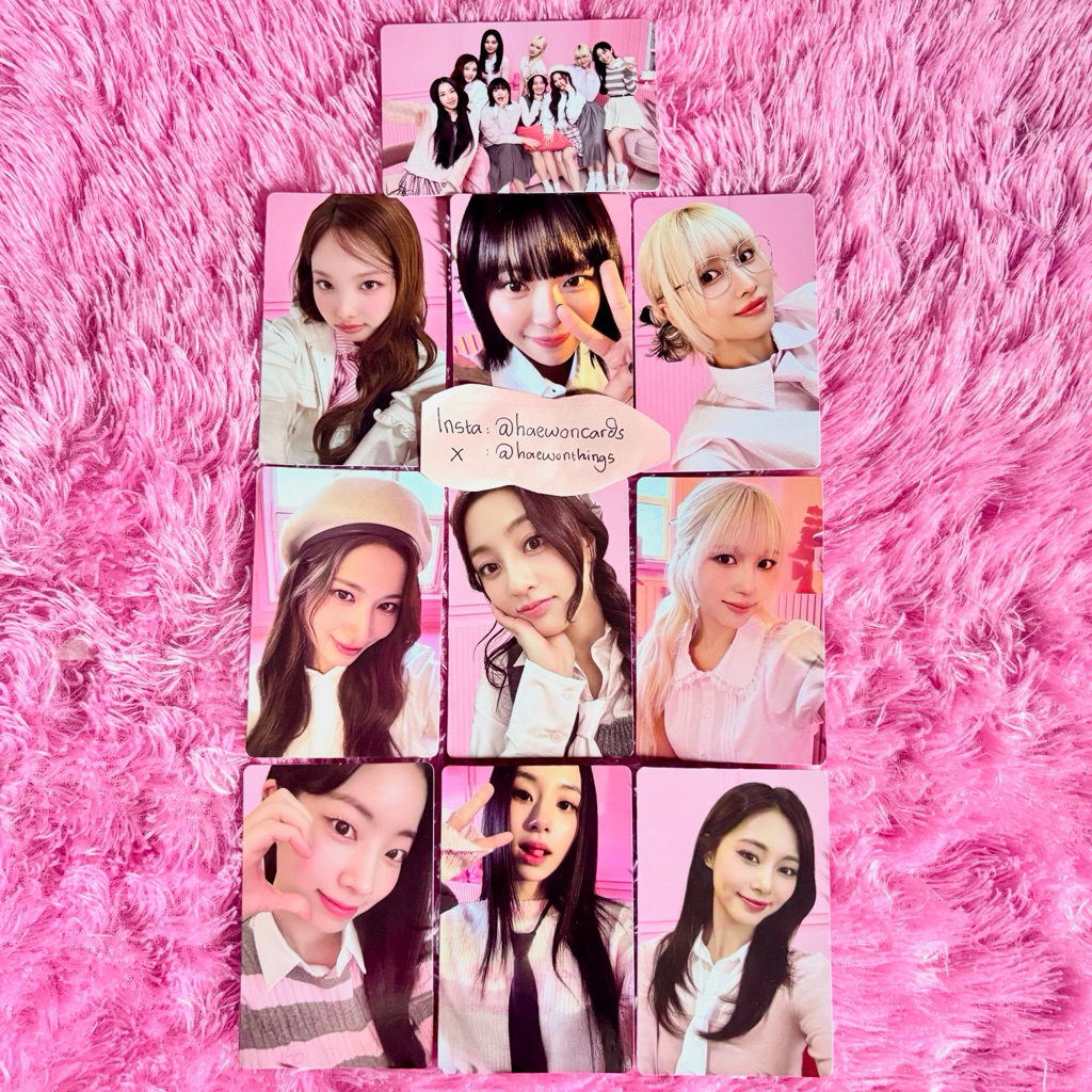 [READY] TWICE X NABATI AMO โฟโต้การ์ดอย่างเป็นทางการ | Shopee Thailand