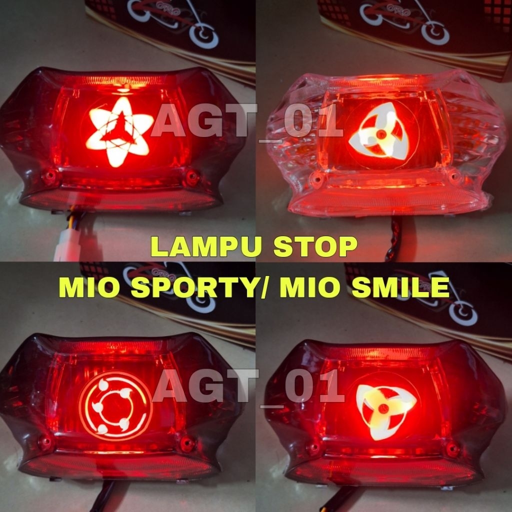 MIO SMILE MIO SPORTY REAR STOP LIGHT PLUS SEIN / SHARINGAN LED REAR ...