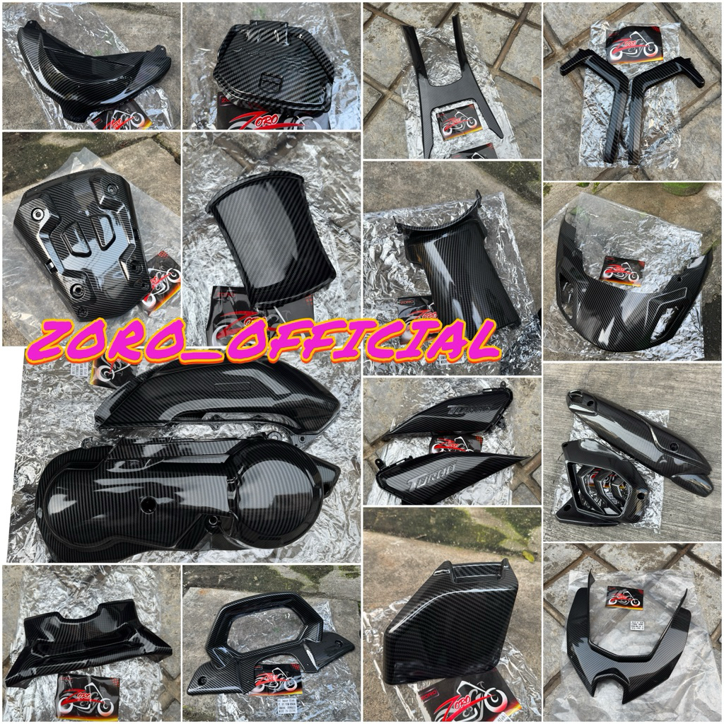 แพ็คเกจฝาครอบคาร์บอน Nmax Neo / Neo S / Nmax New Turbo Tech Cvt Cover ...