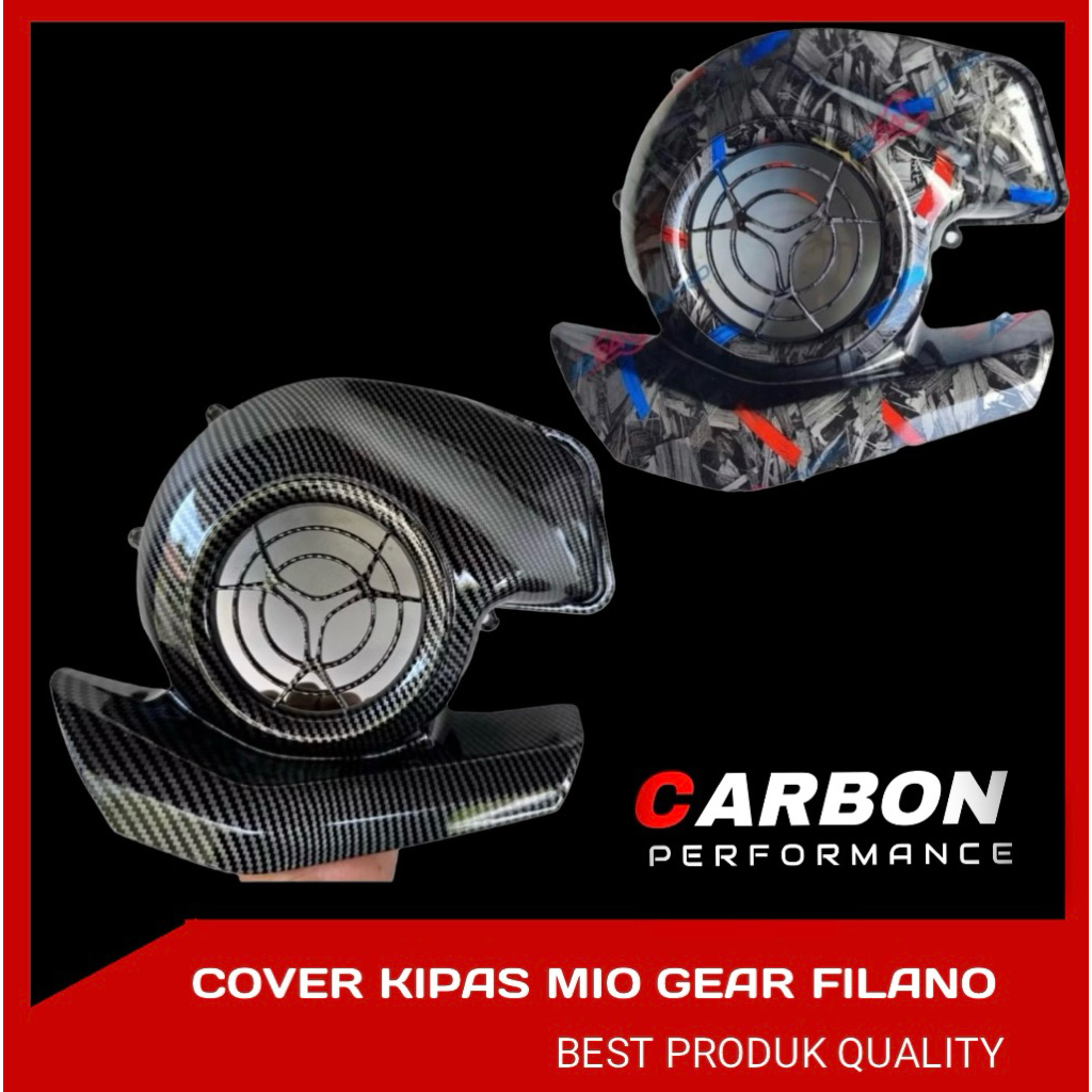 MIO GEAR CARBON FILANO FAZZIO FAN ️พัดลมคาร์บอน Grand filano fazzio พัด ...