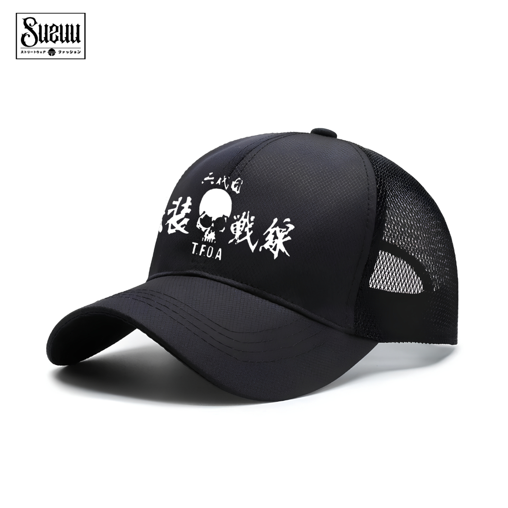 Truckerhat TFOA ด้านหน้าของ Armament Crows Unisex ผู้ชายผู้หญิง Vintage ...