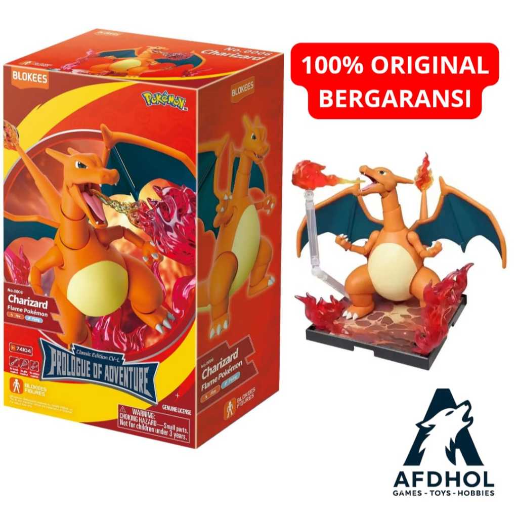 BLOKEES POKEMON CHARZARD CLASSIC EDITION CV-L PROLOGUE OF ADVENTURE ...