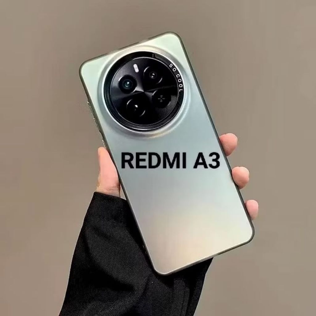 CASE IMD BLACK XIAOMI REDMI A3 2024 CASING HYBRID IMD SO COOL HOLOGRAM ...