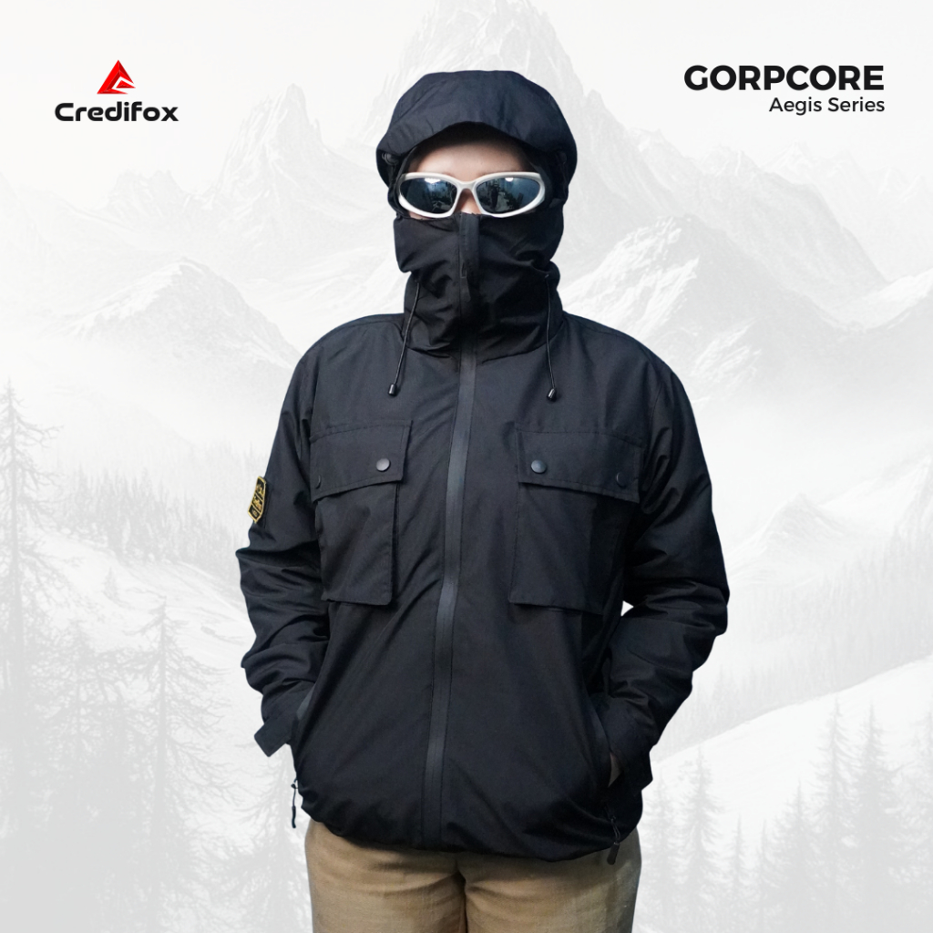 CREDIFOX Aegis Series Gorpcore Jacket Premium JN Taslan Material ...