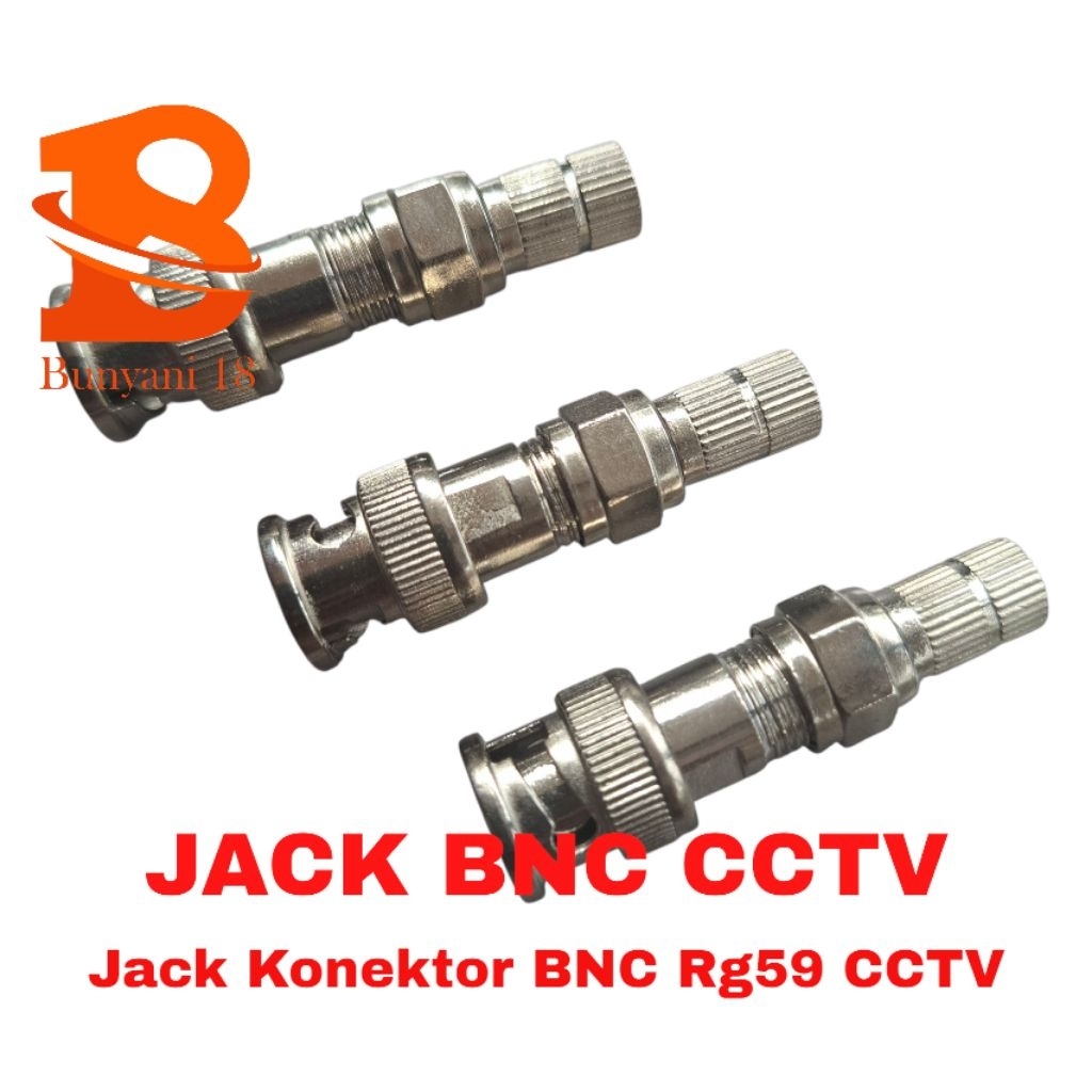 BNC กล้องวงจรปิด CONNECTOR ONE SET สําหรับกล้อง BNC F พร้อม COPPER ...