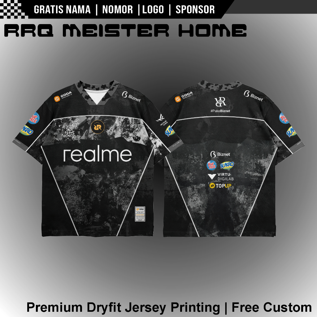 ล่าสุด RRQ Meister Mid 2025 / S15 Jersey / RRQ S14 Home Shirt ฟรีใส่ ...