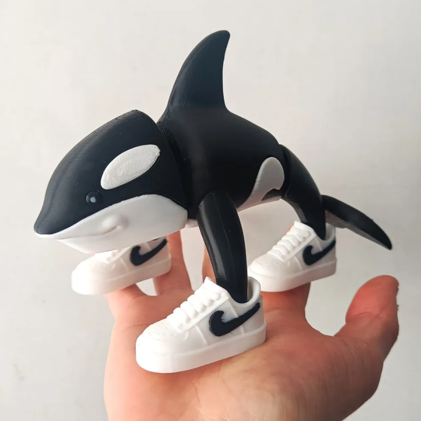 Orcalero Orcala Flexi Articulated Brainrot Anomali Orca Toys | Shopee ...