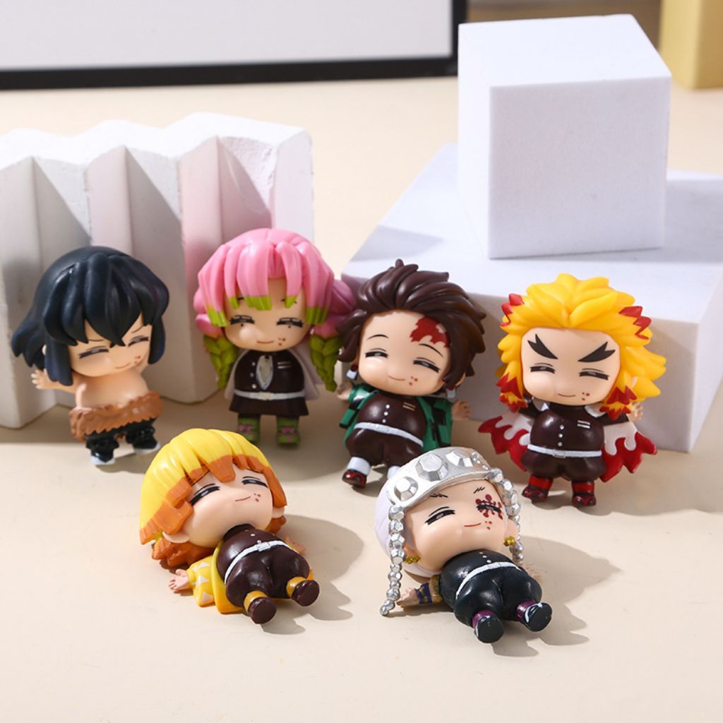 Kimetsu No Yaiba Sleeping Full Action Figure | Demon Slayer อะนิเมะจอ ...