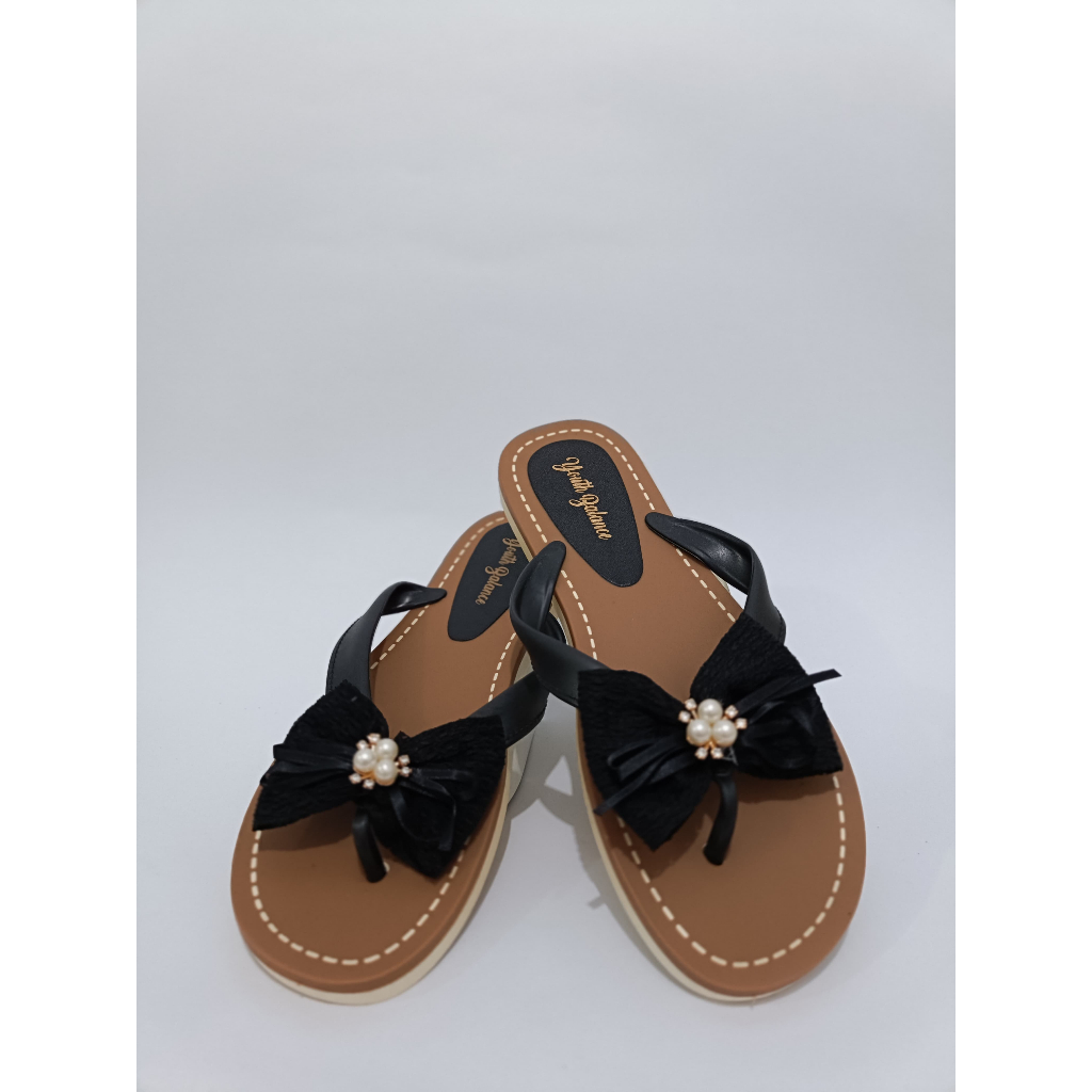 รองเท้าแตะยางผู้หญิง MILASE มีสายริบบิ้นเล็ก | Shopee Thailand