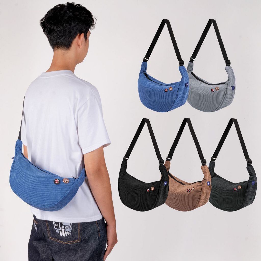NRDN เสื้อผ้า Corduroy Sling Bag KILLIAN | Shopee Thailand