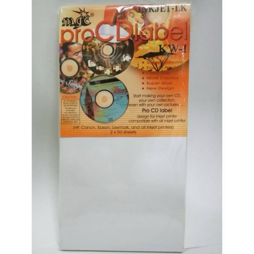 INKJET CD/DVD LABEL | GLOSSY GLOSSY | Shopee Thailand