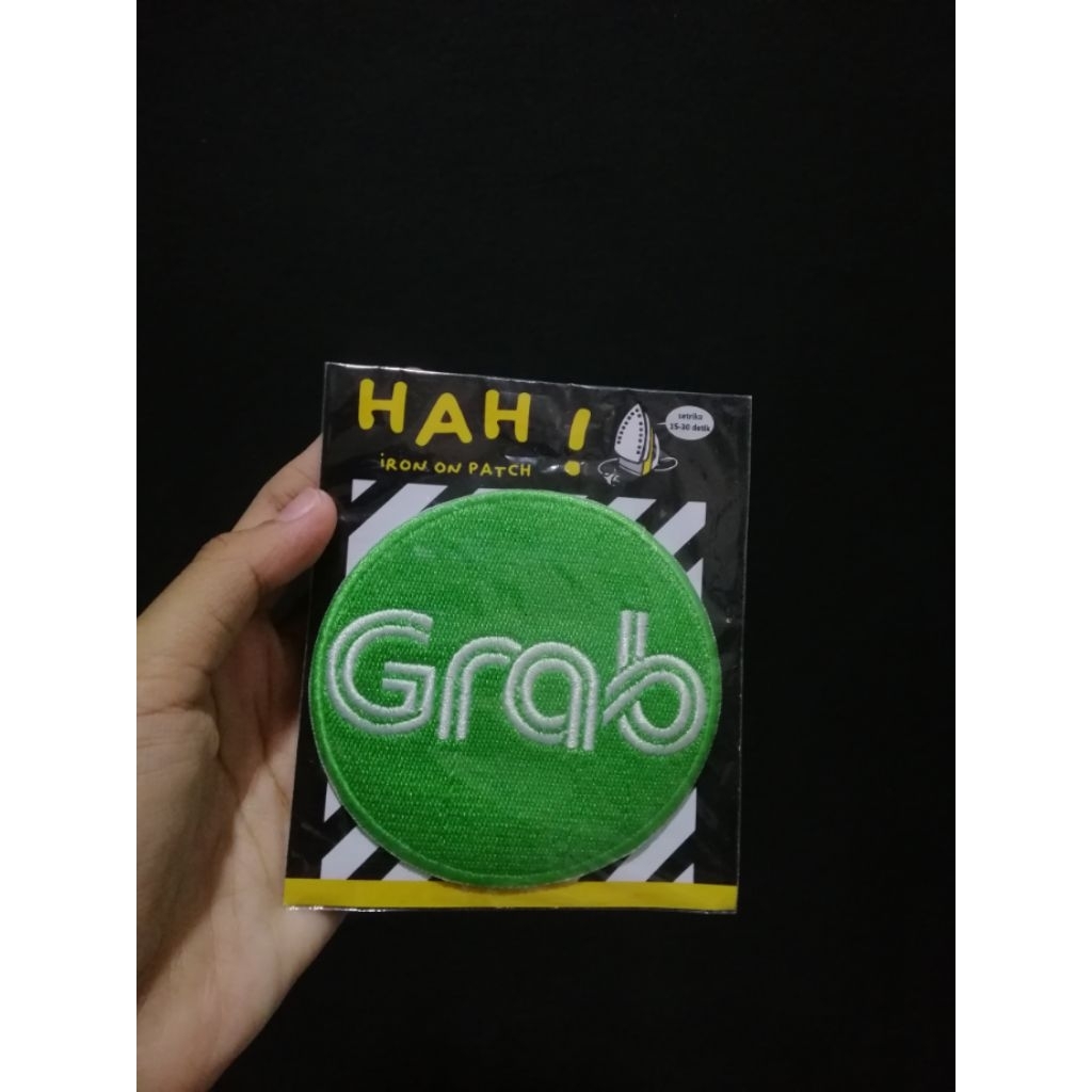 แพทช์เหล็ก Emblem Grab | Shopee Thailand
