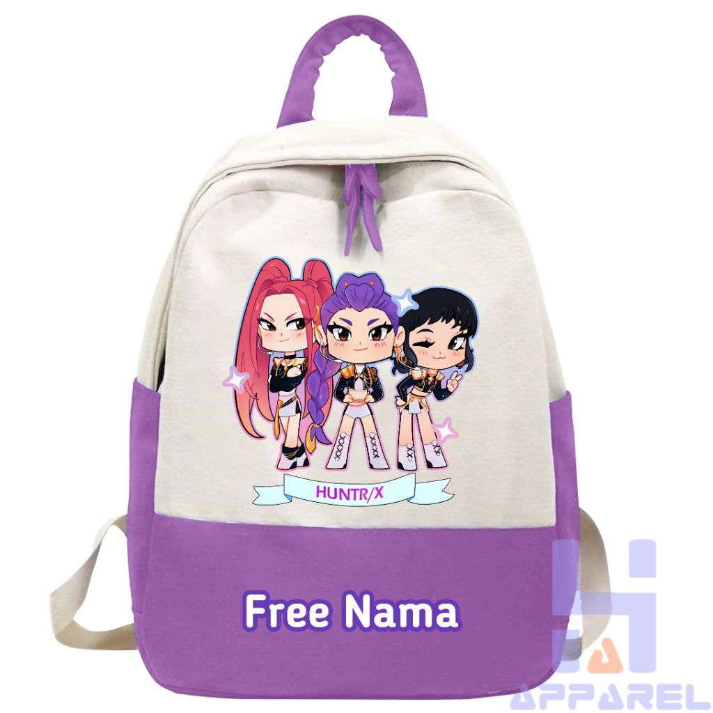 HUNTRIX KPOP DEMON HUNTERS CHARACTER CHILDRENS BACKPACK ฟรีชื่อ ...
