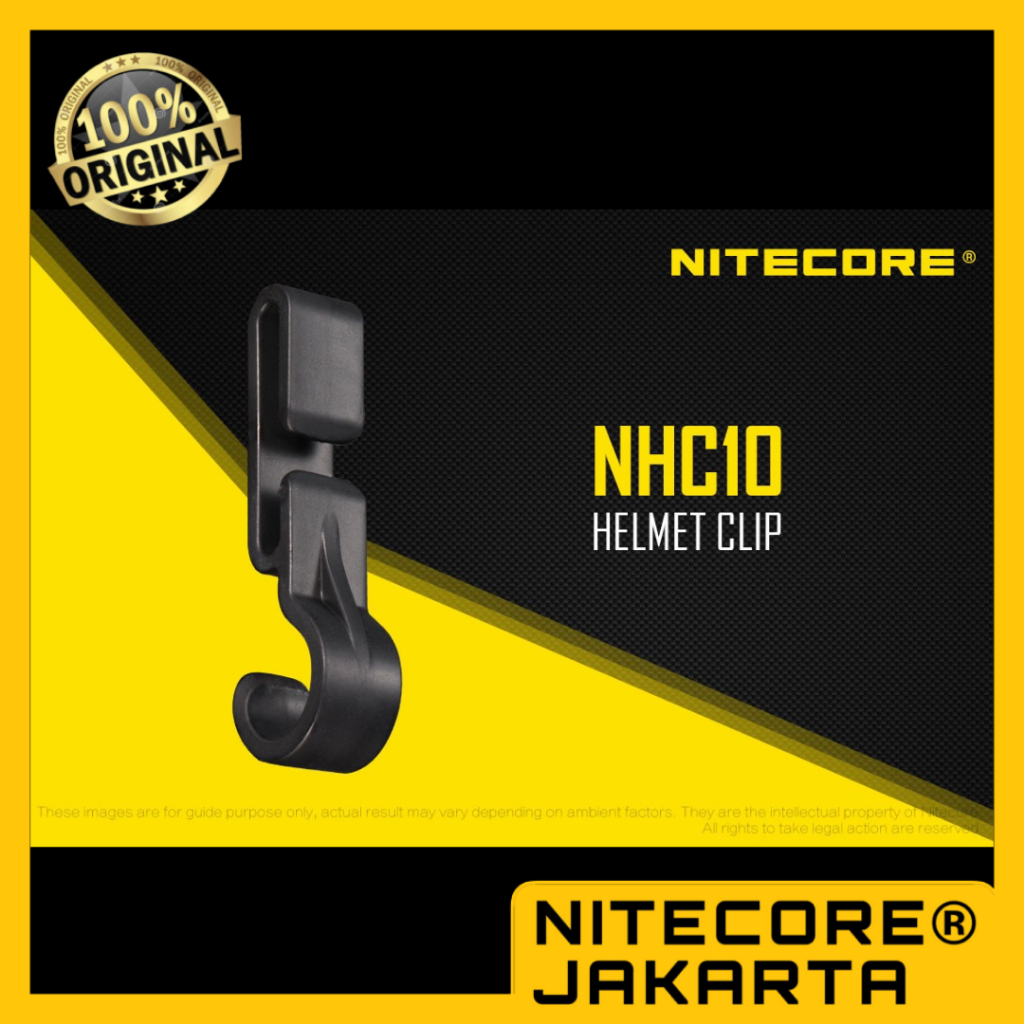 Nitecore NHC10 คลิปหมวกแข็งสําหรับ HC60 HC70 HC30 NU10 NU20 NU30 ไฟหน้า ...