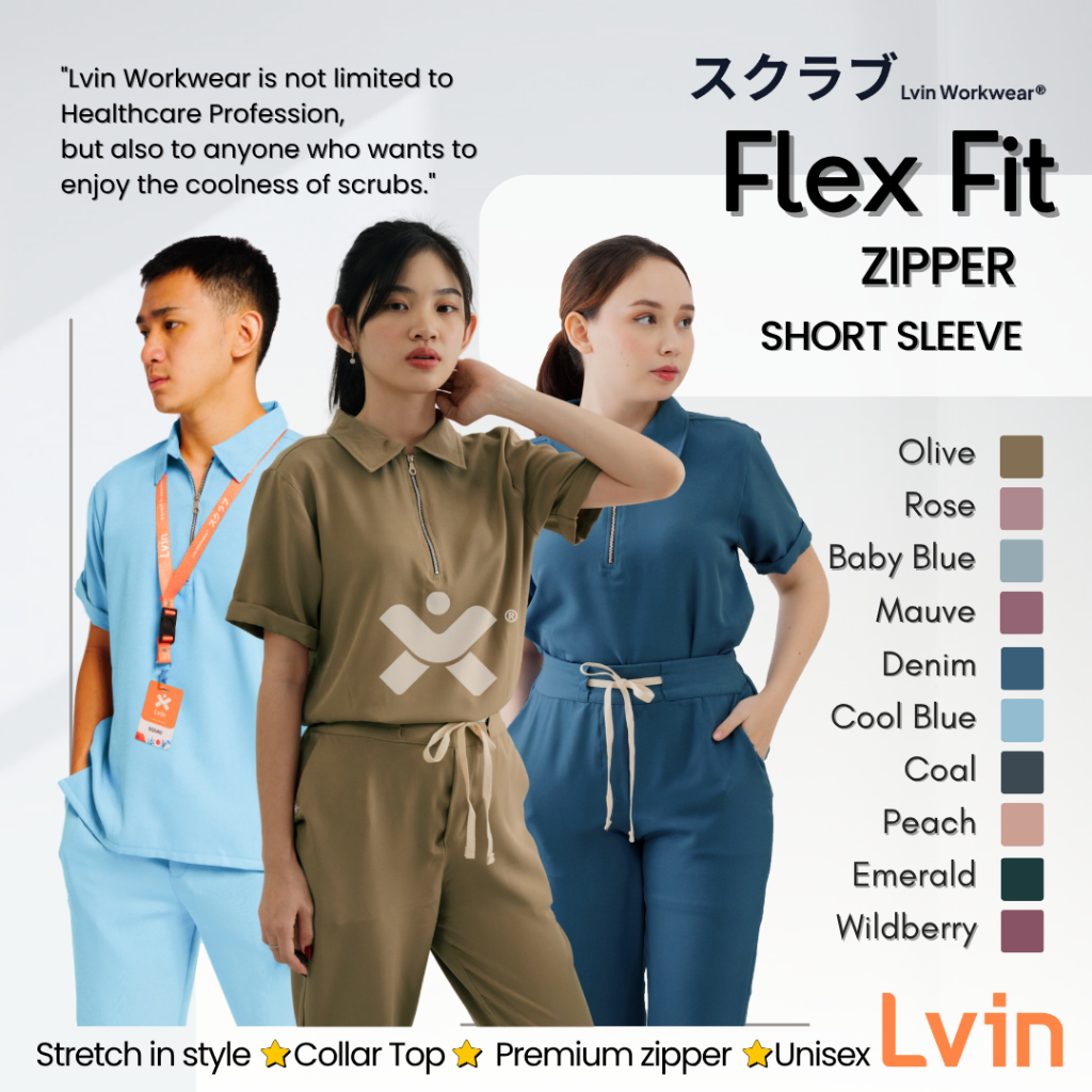 [ Lvin ] FLEX FIT ZIPPER - OKA Short Sleeve Shirt / Guard Shirt / Oka ...