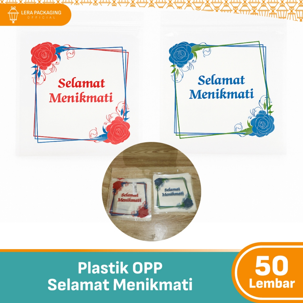 OPP Plastic Enjoy for Rice Boxes / R8 & R10K Rice Boxs - แพ็คละ 50 แผ่น ...