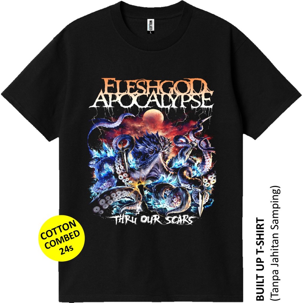 Metal Fleshgod Apocalypse Band เสื้อยืด Music Distro เสื้อยืดผู้ชาย ...
