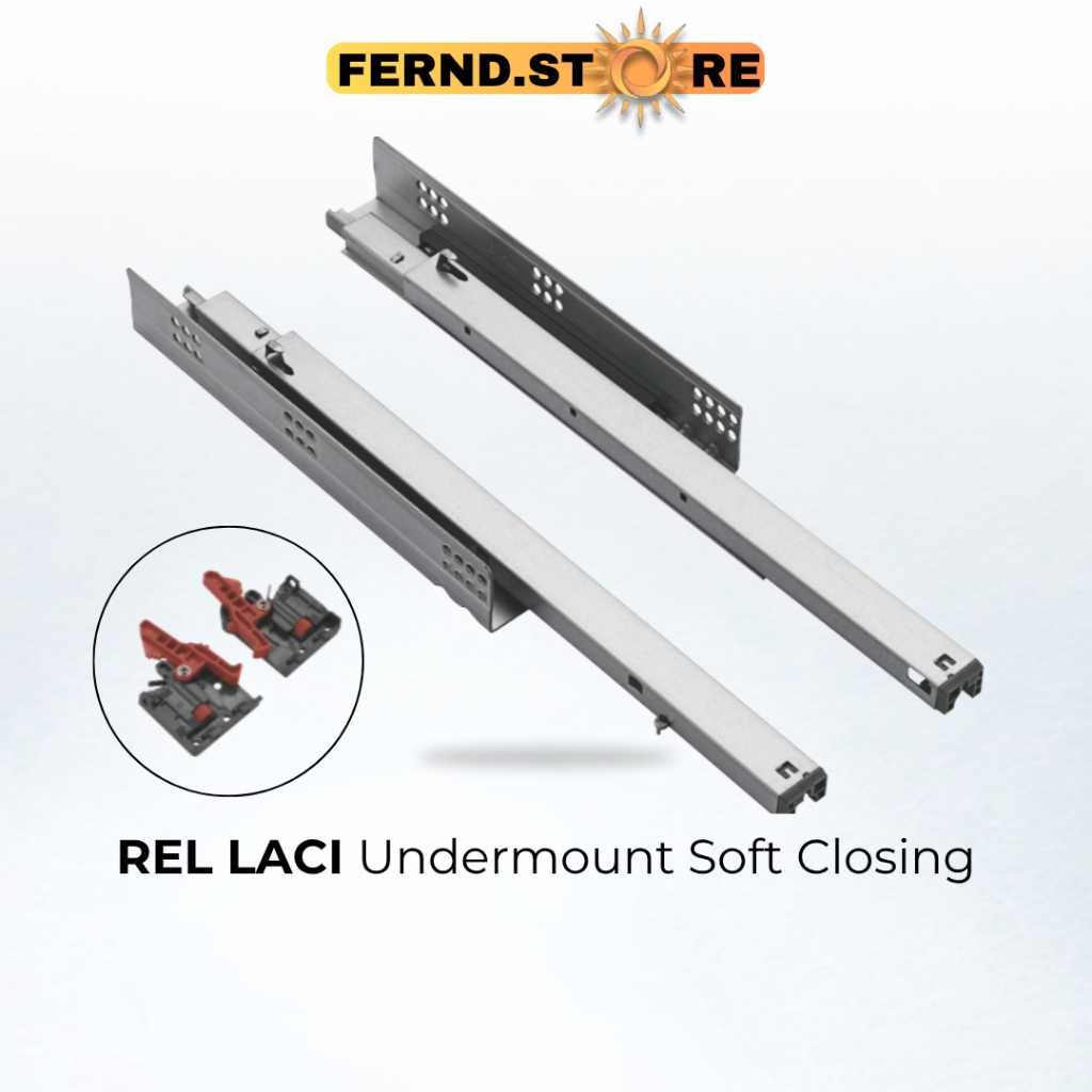 Tandem Rail Undermount เชือกพยุงปิดนุ่ม ขนาด (400, 450, 500, 550 มม. ...
