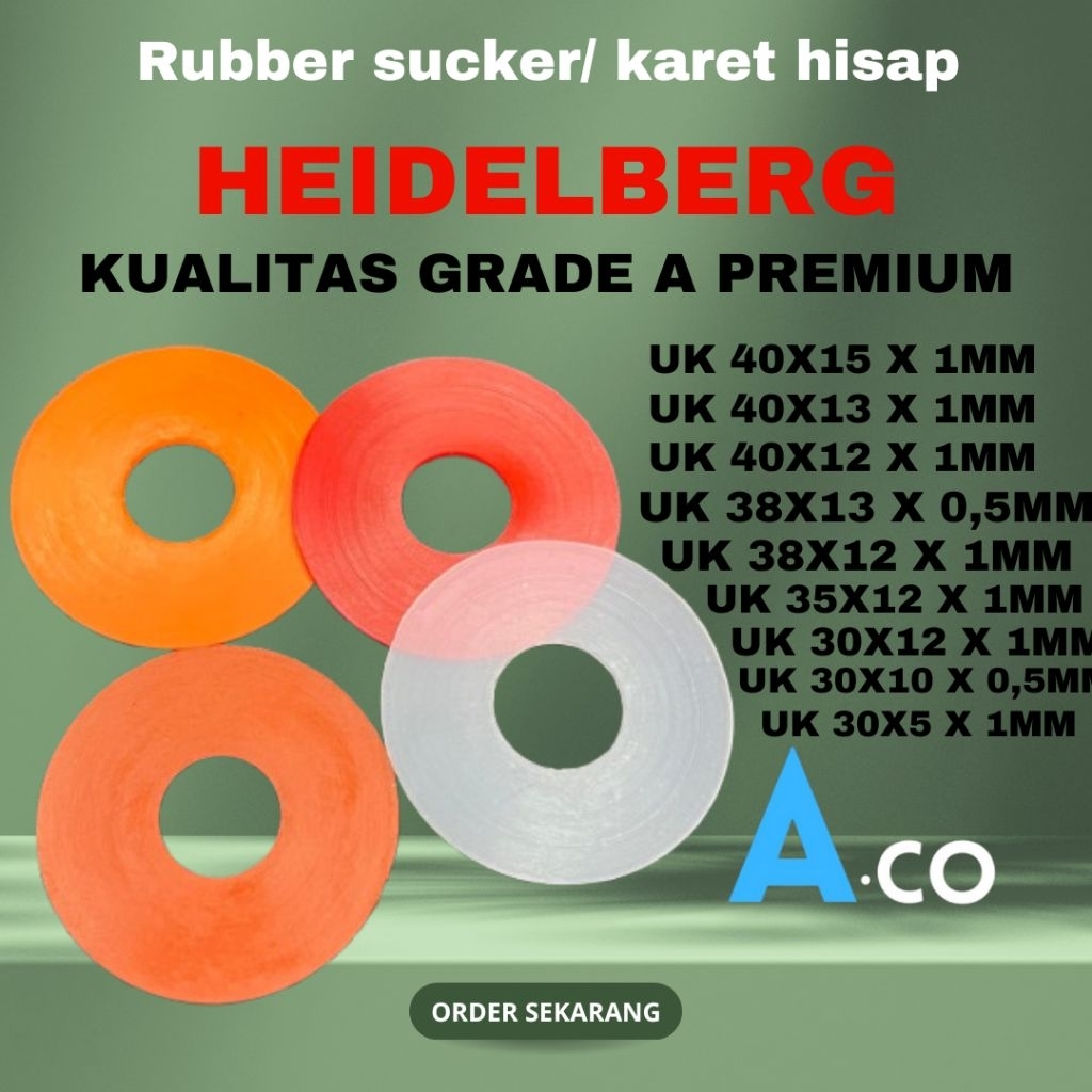 ยาง SUCKER RING Heidelberg Oliver Sakurai man Roland Mabeg | Shopee ...