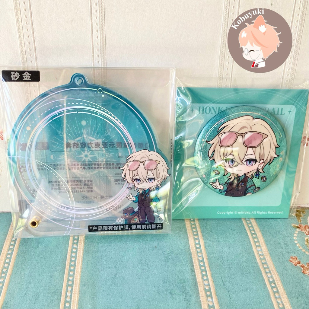 OFFICIAL Limited Aventurine อะคริลิคกรณี badge ปุ่ม pin glitter แฟชั่น ...