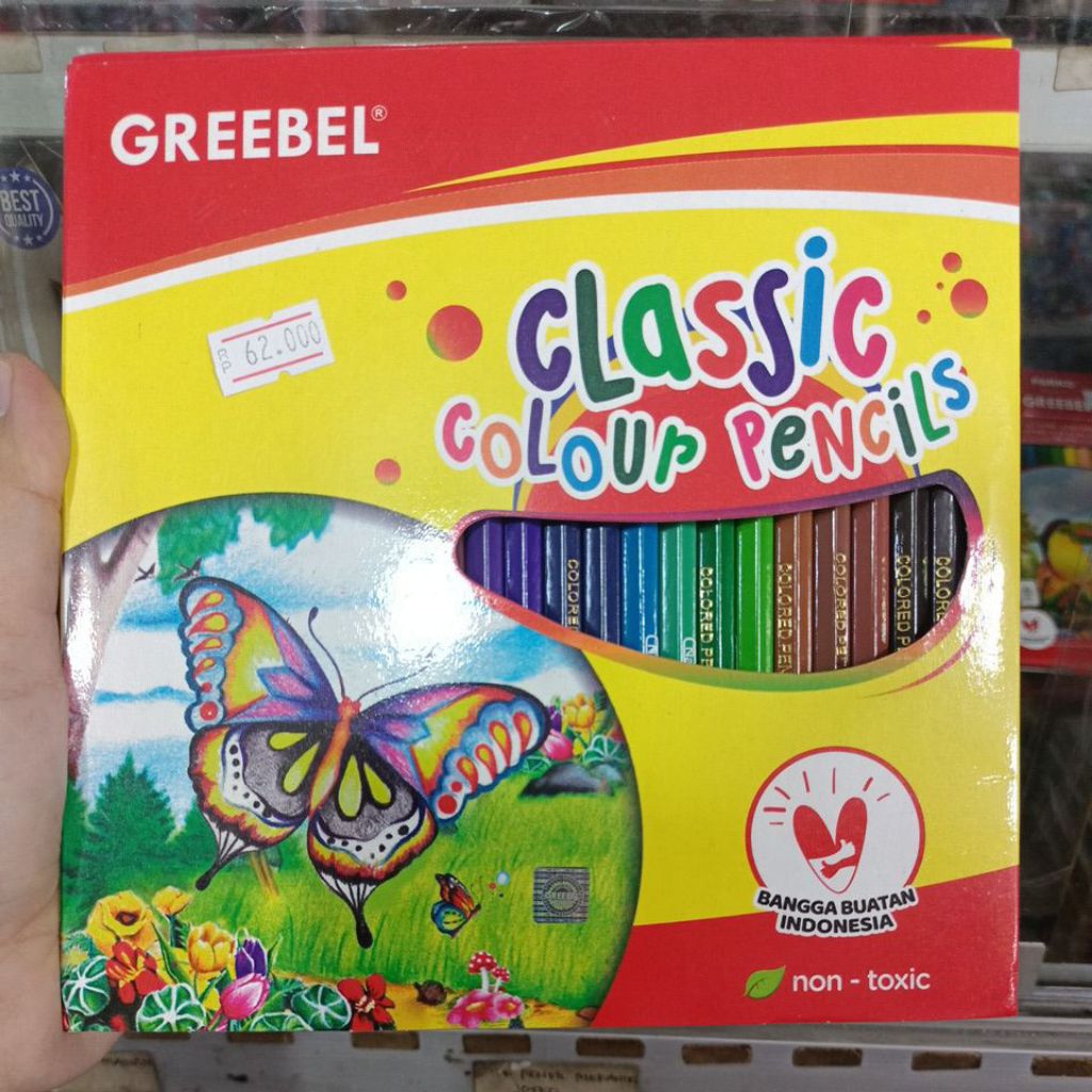 GREEBEL COLORED PENCILS CONTENTS 24 / CLASSIC COLORS PENCIL เบรกต์ 24 ...