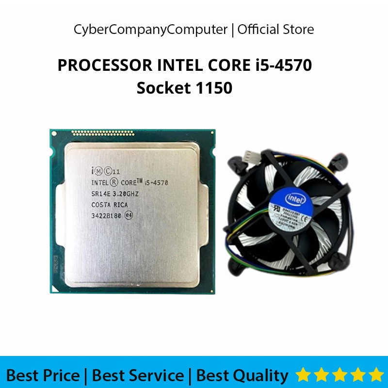 Intel Core i5-4570 Gen4 LGA 1150 3.70GHz โปรเซสเซอร์ - i5-4570 Gen4 ...