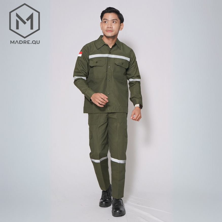 HIJAU Safety Wearpack Long Sleeve Suit Scotlight Field Work Clothes ...