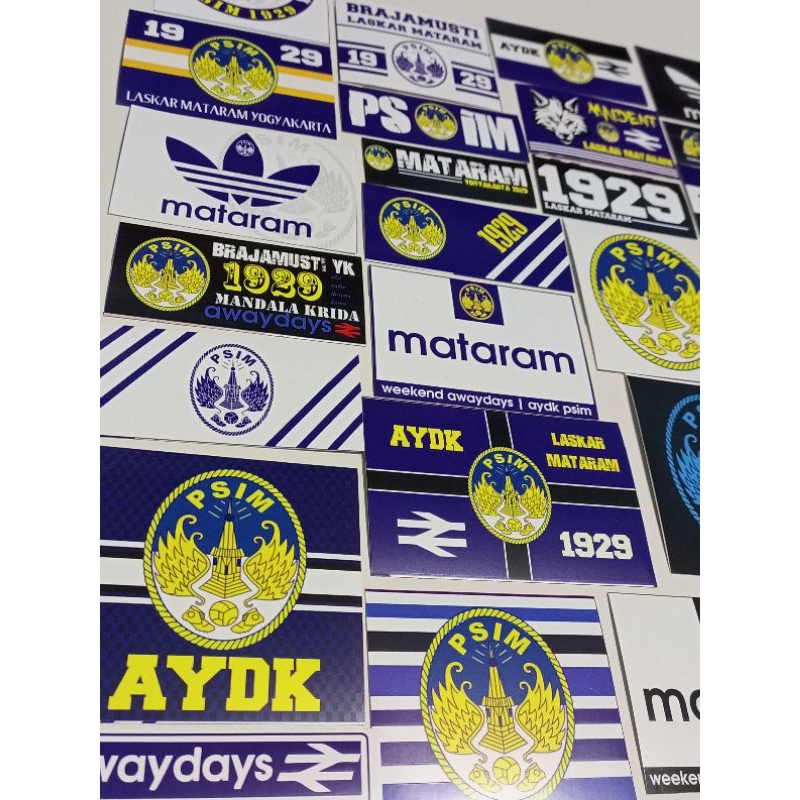สติ๊กเกอร์ PSIM Yogyakara Laskar Matam 1929 Brajamusti | Shopee Thailand