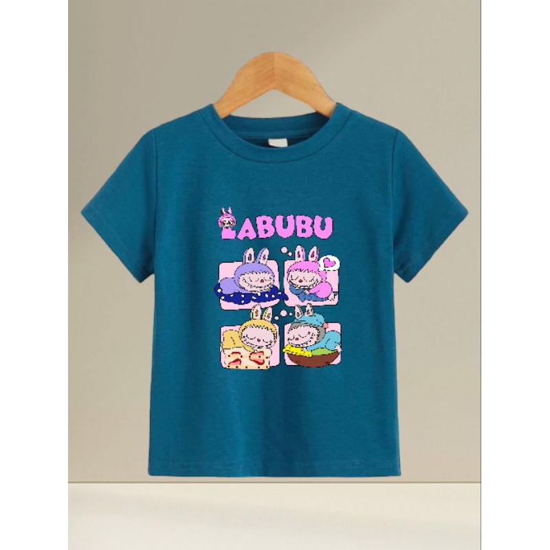 Labubu sleep เสื้อยืดเด็ก 2-8 ปี | Shopee Thailand