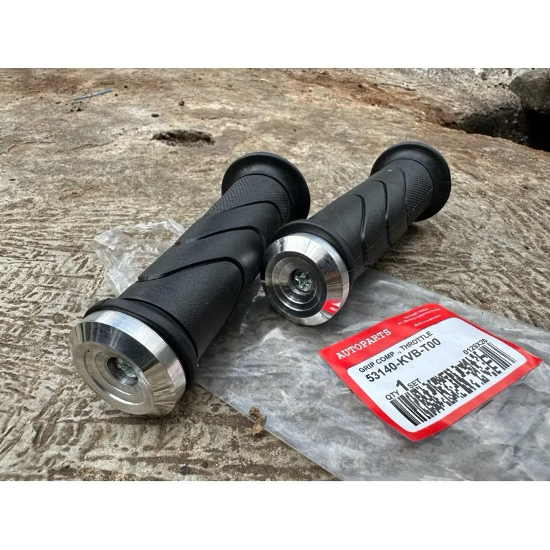 แพคเกจคู่ Honda Handgrip Grips + universal Thin Heng Cheek Handlebars ...
