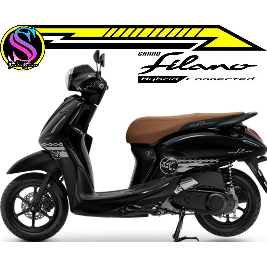 335/grand FILANO STRIPING/GRIN FILANO STICKERS/LOGO STICKING/MOTORCYCLE ...
