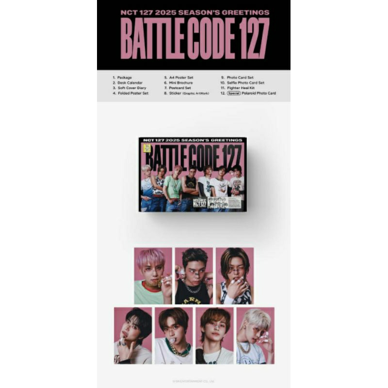 [PRE-ORDER] Nct 127 SEASONS GREETINGS 2025 - SM ARTISTS JOHNNY YUT DOYOUNG JAEHYUN JUNGWOO MARK ...