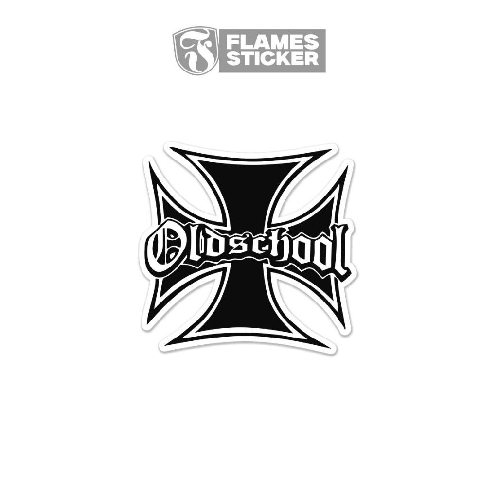 สติ๊กเกอร์ CROSS STICKER หมวกกันน็อคมอเตอร์ไซค์ LAPTPOP VINTAGE ...