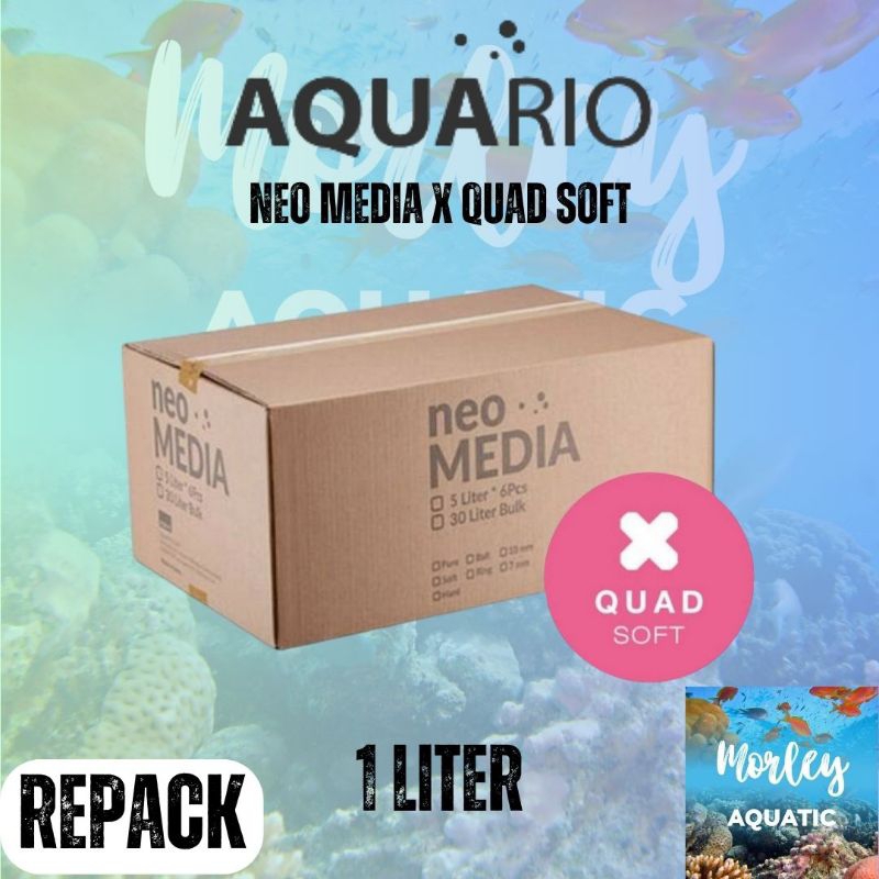 Neo MEDIA X QUAD SOFT 1L AQUARIO FILTER MEDIA Bacteria AQUARIUM ปลาสวย ...