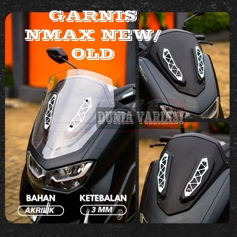 กระบังหน้า Garnish Nmax Old & New Nmax Turbo หนา AR41 World Variation ...