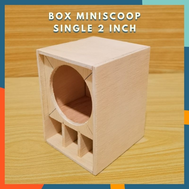 2 INCH MINISCOOP SINGLE SPEAKER BOX AUDIO MINIATURE BOX | Shopee Thailand