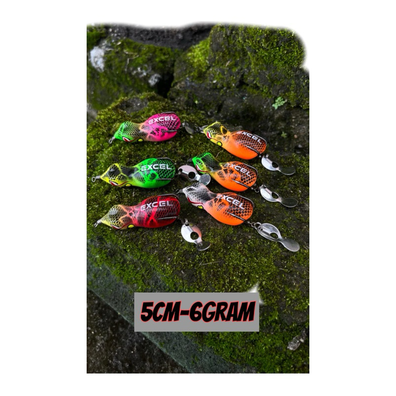 SOFT FROG LURE EXCEL 5CM-6GRAM | Shopee Thailand