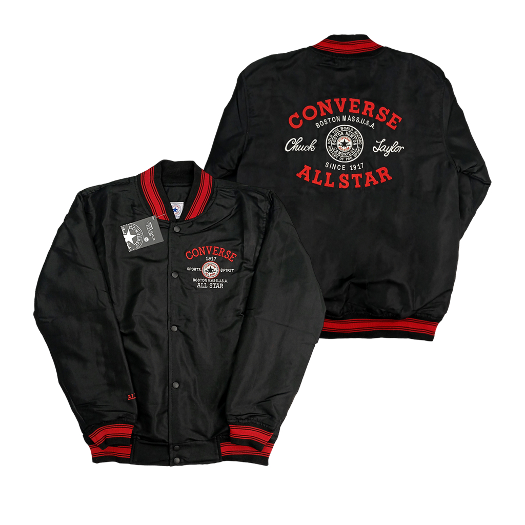 Converse All Star Varsity Jacket Series โลโก้และการเขียนบนเย็บปักถัก ...