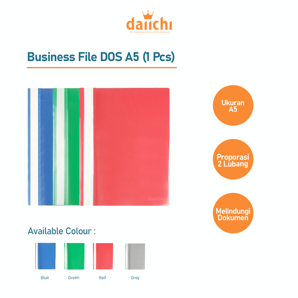 Daiichi - แฟ้มพลาสติก Acco Business File โฟลเดอร์ DOS A5 | Shopee Thailand