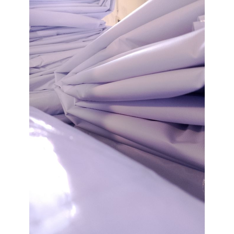 Putih Plain WHITE BANNER/BALEHO 3 X 8 เมตร THICK 600GSM | Shopee Thailand