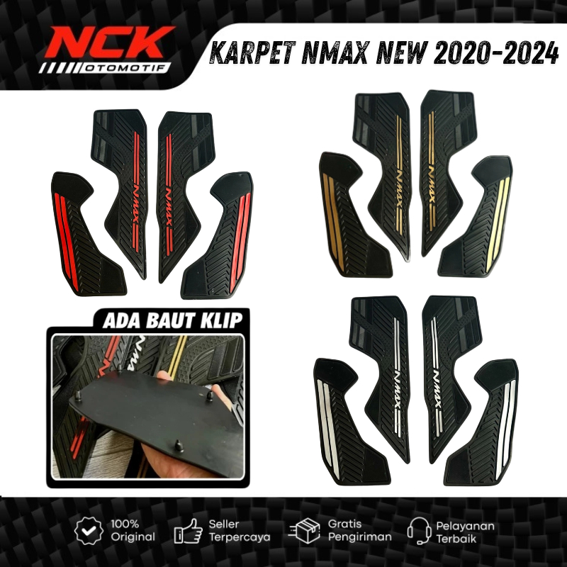 ใหม่ NMAX ใหม่ 2020-2024 PREMIUM RUBBER FOOTSTEP CARPET | Shopee Thailand