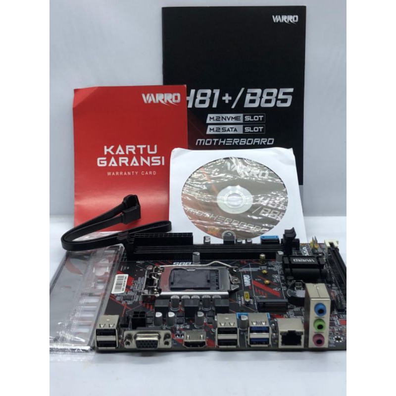 Varro H81+/B85 M.2 NVMe & M.2 SATA ซ็อกเก็ต Intel LGA 1150 เมนบอร์ด | Shopee Thailand