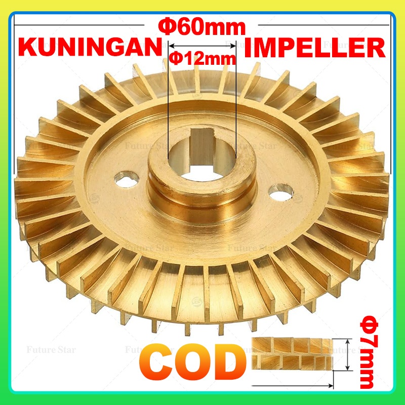 Shimizu Db 125 พัดลมใบพัดทองเหลือง/แห่งชาติ Gp 125/St 100 se AS ปั๊ม ...