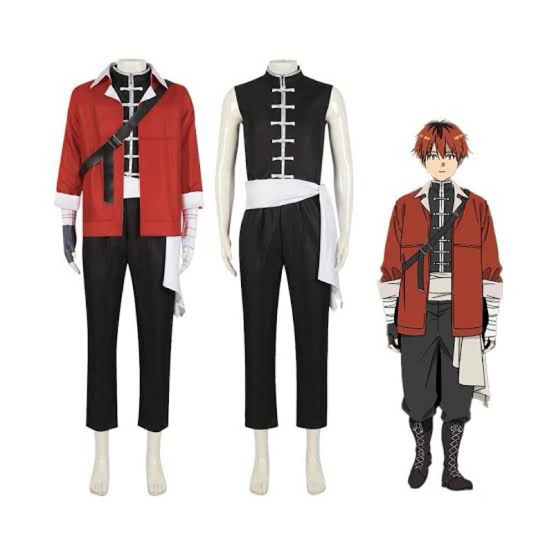 ตัวละครอนิเมะ Stark คอสเพลย์เครื่องแต่งกายชุด Sousou no Frieren Jacket ...