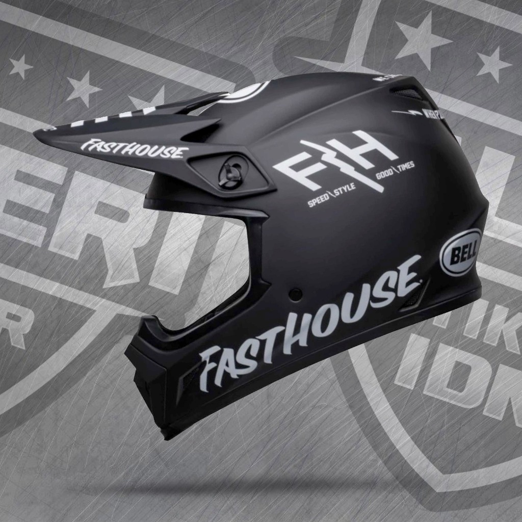 หมวกกันน็อค Cross Sticker Fullset fasthouse bell mx-9 Sticker | Shopee ...