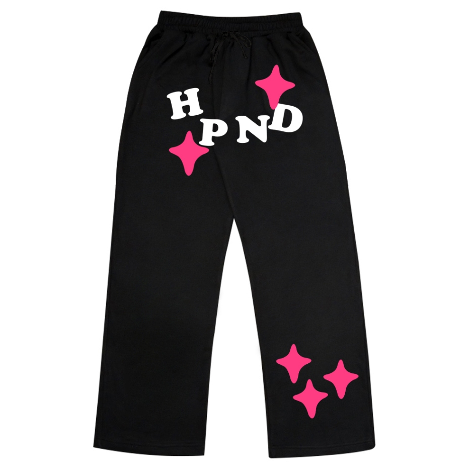 HPND - กางเกงวอร์มผ้าฟลีซสีดํา Basic Cooper | Shopee Thailand