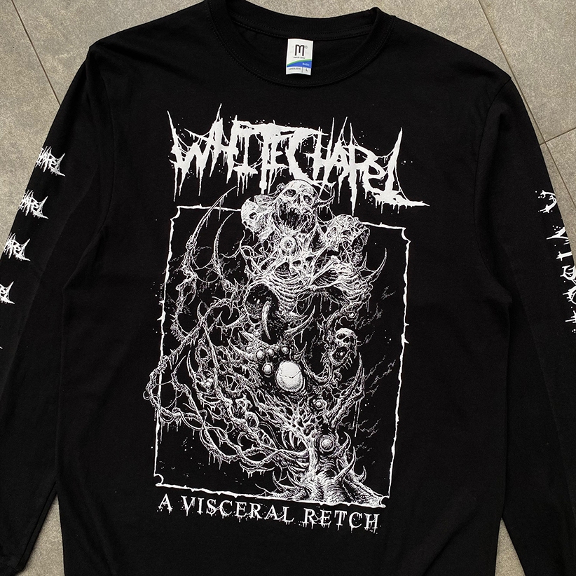 Katun A VISCERAL RETCH LONG SLEEVED T-SHIRT - WHITECHAPEL | เสื้อยืดวง ...
