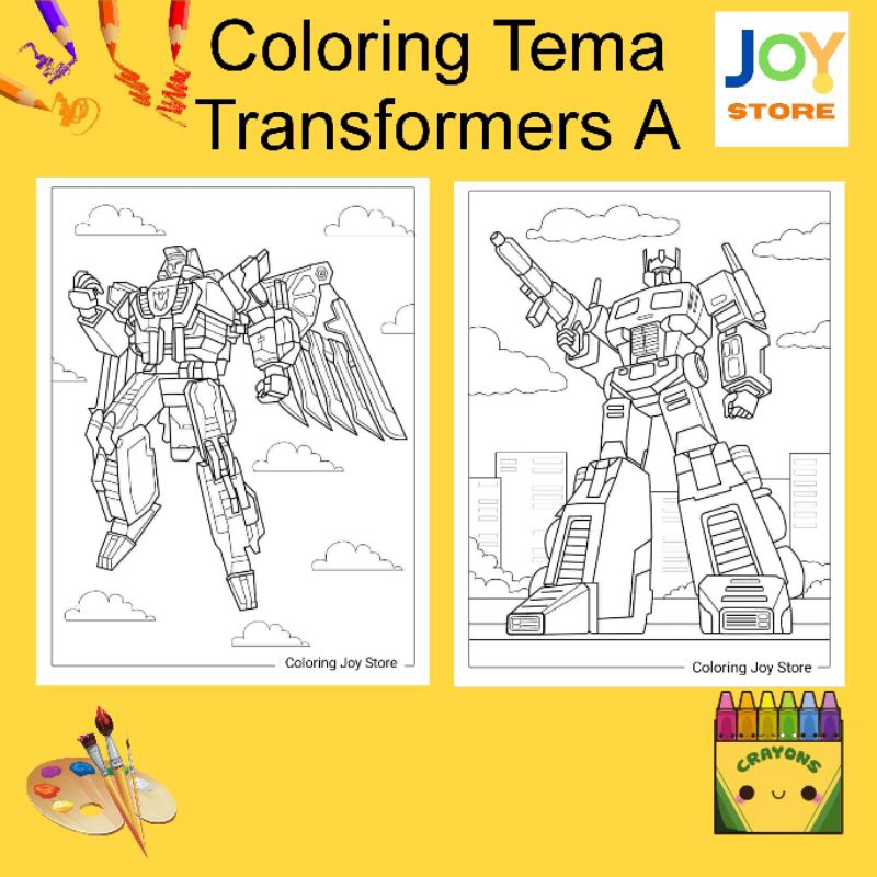 กระดาษวาดภาพระบายสี ขนาด A4 และ A5 150 แกรม - Coloring Paper Theme ...